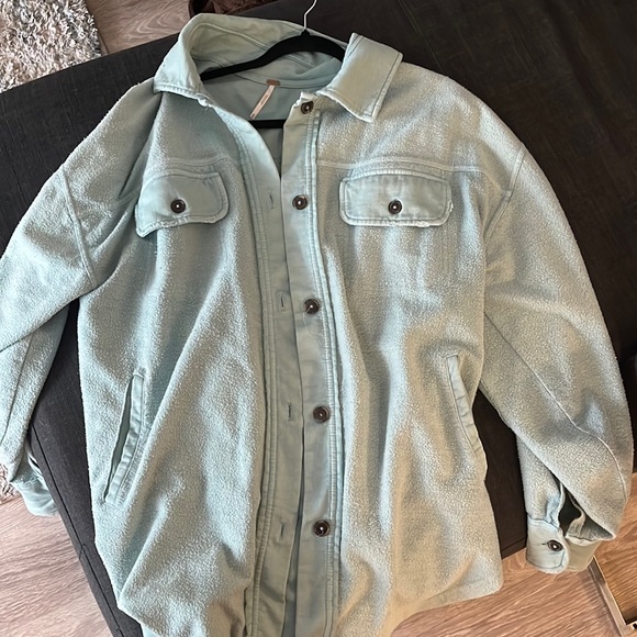 Free People | Jackets & Coats | Free People Ruby Jacket In Mint Green ...
